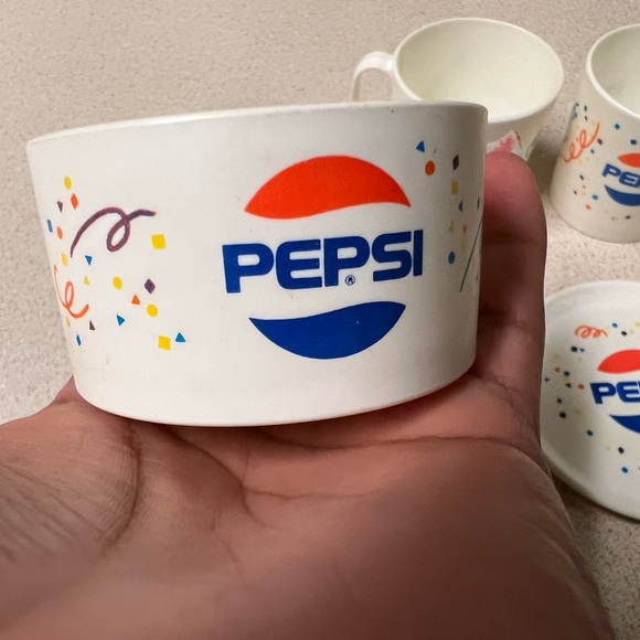 Pepsi | Toys | Vintage Chilton Toys Pepsi Pretend Play Plates | Poshmark